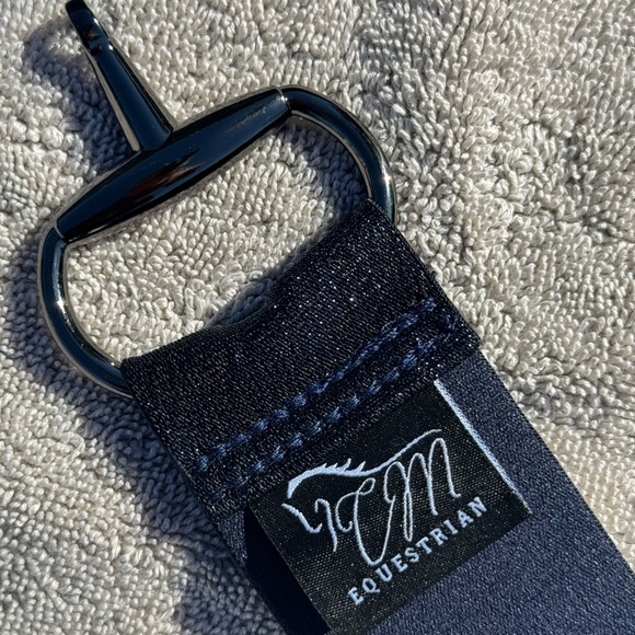 Cm Equestrian | Accessories | Black Belt Equestrian Horse Silver ...